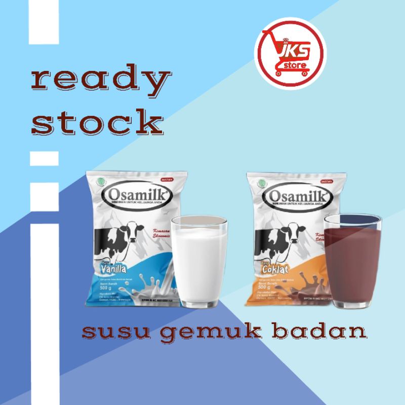 Jual (Ready stock) Susu bubuk sapi gemuk badan 500gr original susu ...