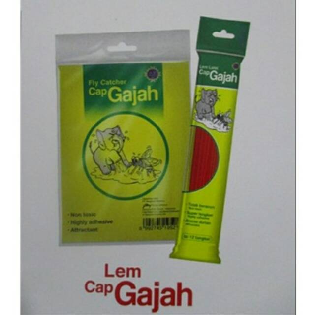 Jual Lem Lalat Cap Gajah / Stick dan Kertas | Shopee Indonesia