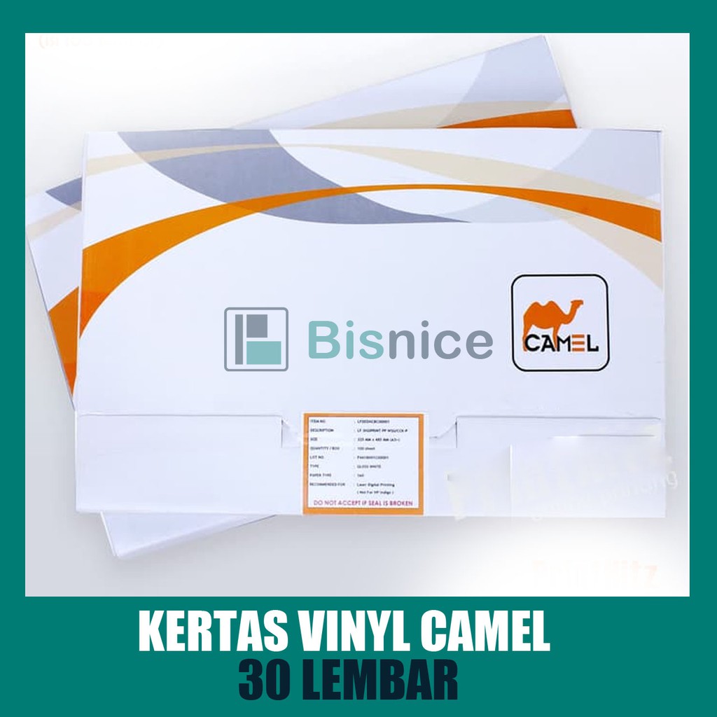 Jual 30 Lembar Kertas Stiker Outdoor Vinyl Merk Camel Sticker Original ...