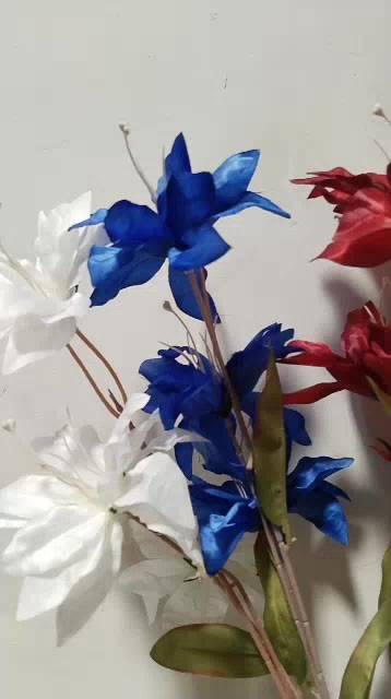 Jual 3 HEADS LILY X3 Bunga Tiger Lily Latex 1Kuntum 2Biji Putik Daun ...