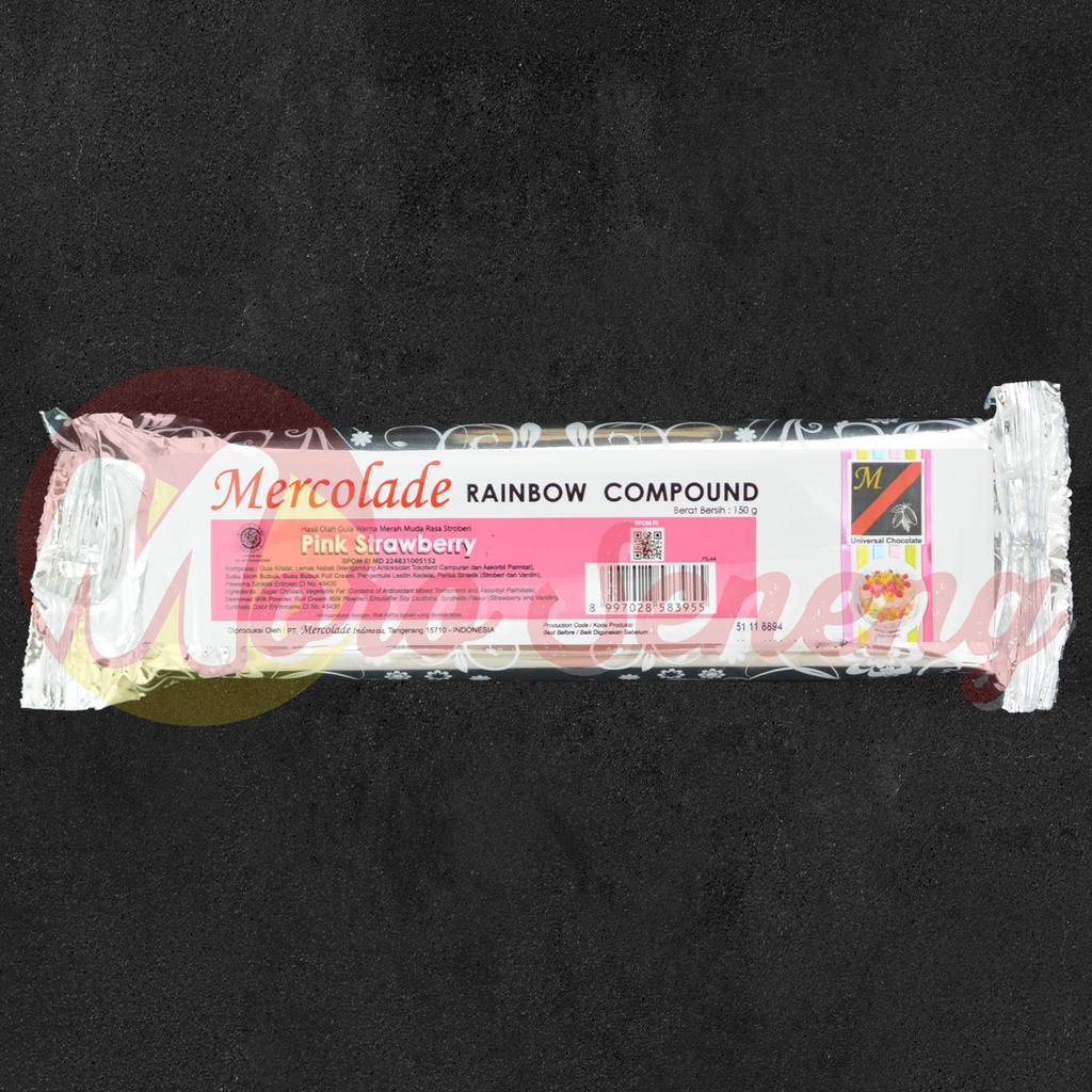 Jual Mercolade Rainbow Compound Pink Strawberry Coklat Stroberi 150 ...
