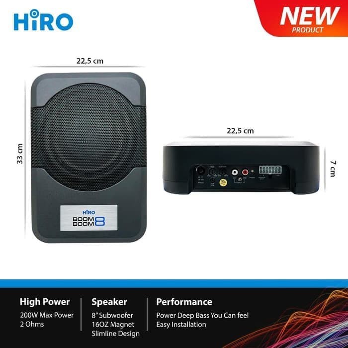 Jual Hiro Boom Boom 8 - Subwoofer Active 8 Inch | Shopee Indonesia