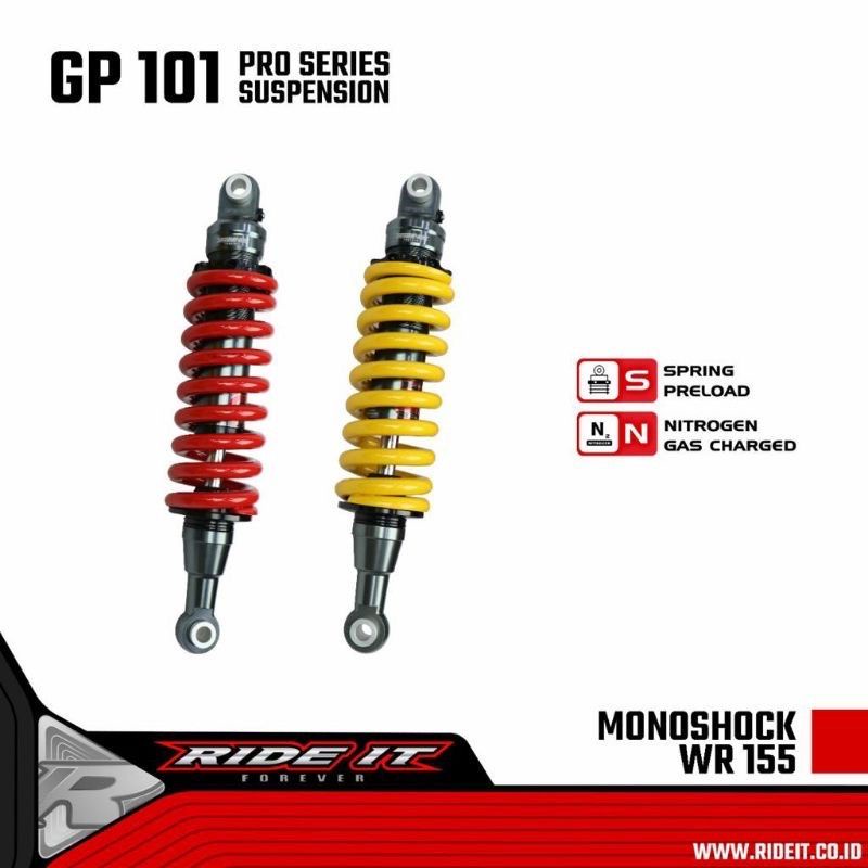 Jual MONOSHOCK YAMAHA WR155 RIDE IT GP 101 WR155R WR 155 R SHOCK SKOK ...