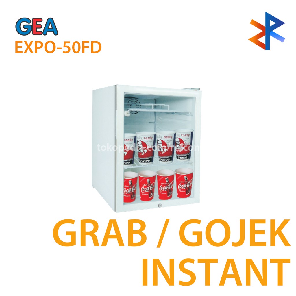 Jual Showcase GEA EXPO 50FD / EXPO 50 FD 52 Liter Display Cooler Gojek ...