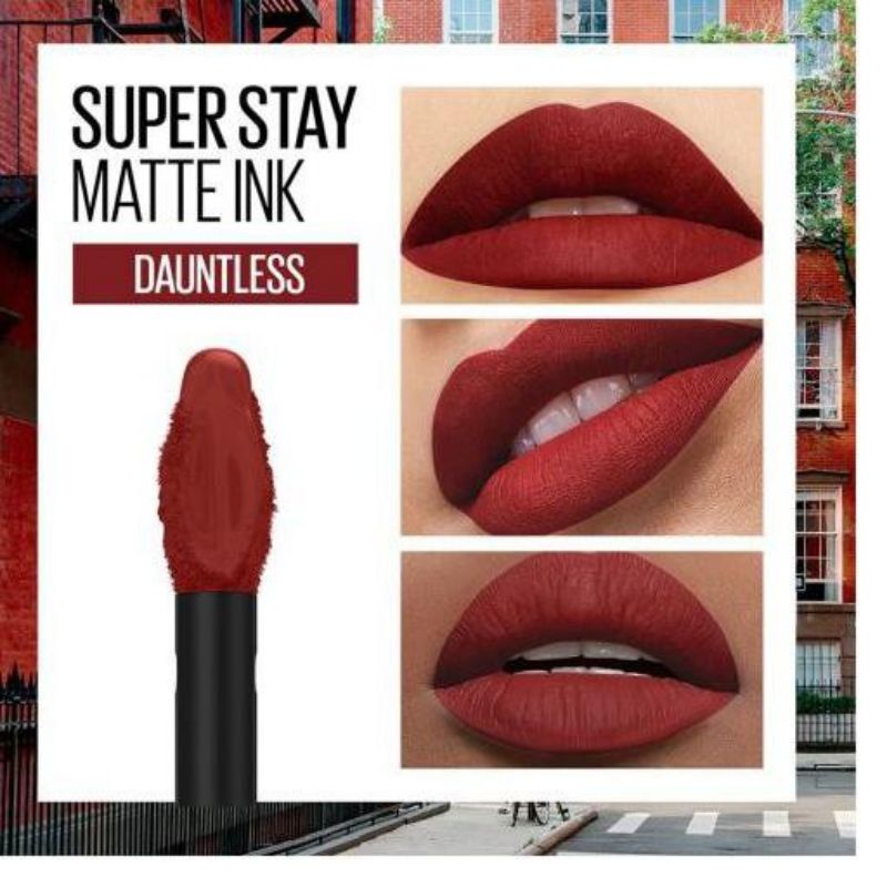 Jual Maybelline superstay matte ink lips red 295 dan 285 | Shopee Indonesia