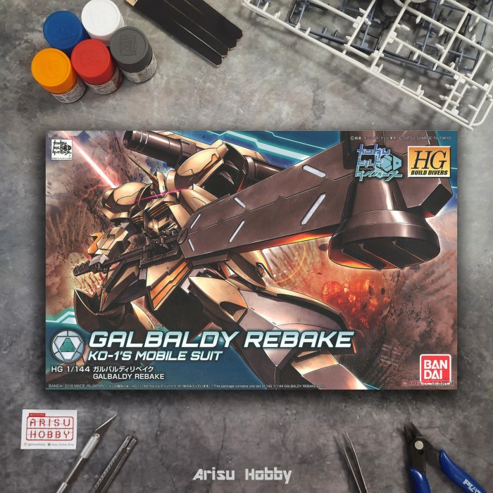 Jual HG HGBD Galbaldy Rebake Gundam 1/144 Bandai Gunpla | Shopee Indonesia