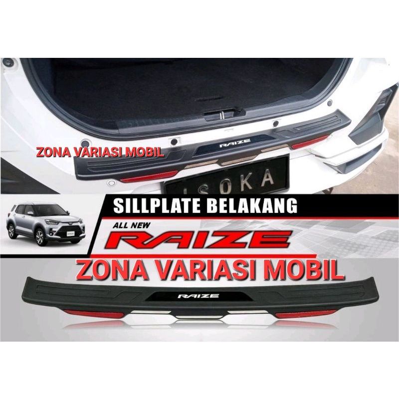 Jual sill plate belakang / sillplate bagasi Toyota Raize with Reflektor ...