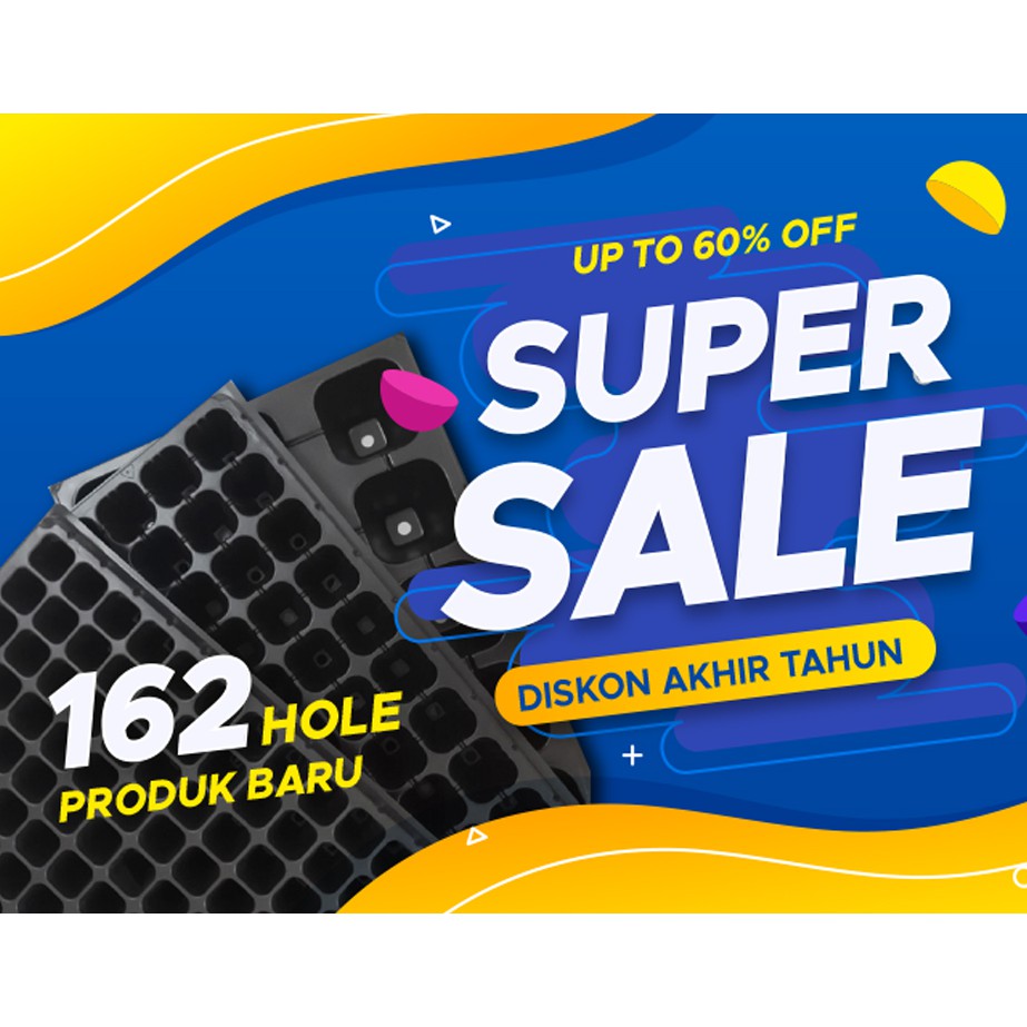 Jual Pot Tray Semai/Tray Semai pembibitan isi 162 lubang | Shopee Indonesia