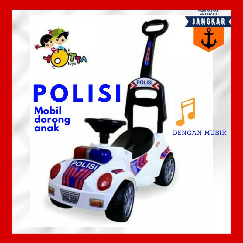 Jual MOBIL DORONG DUDUK ANAK YOTTA - POLISI | Shopee Indonesia