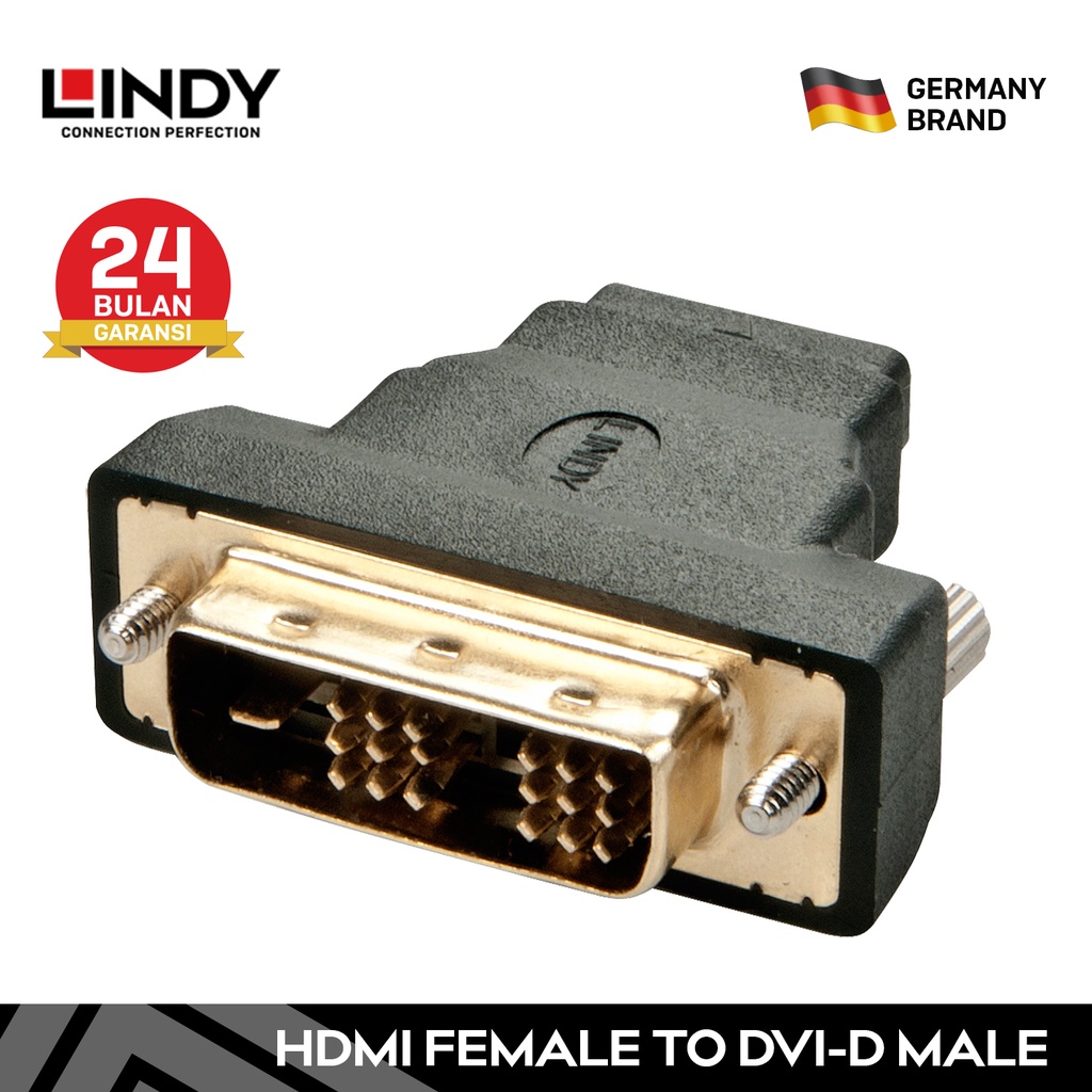 Jual LINDY Konektor HDMI to DVI-D DVI-I Single Link Adapter 41228 | Shopee Indonesia