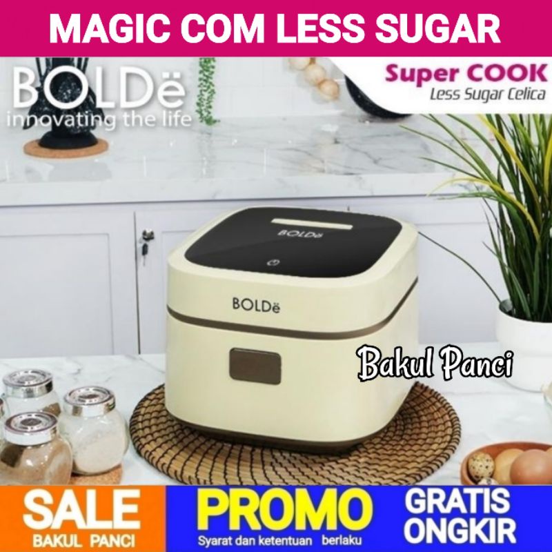 Jual BOLDe SUPER COOK LESS SUGAR CELICA 1,2 LITER - MAGIC COM DIGITAL ...