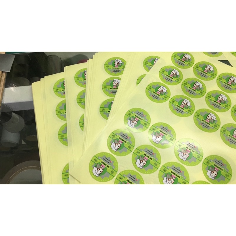 Jual Stiker cromo / chromo / kromo / kertas ( Label makanan, minuman ...
