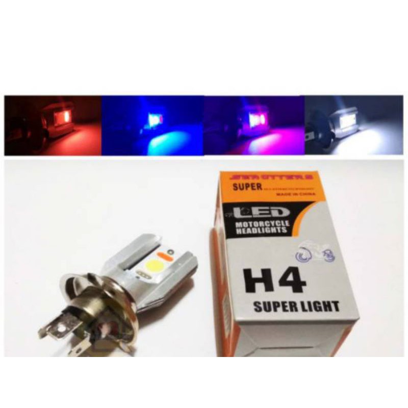Jual Lampu Depan Headlamp M11C H4 DC Strobo M11 LED l POPULER | Shopee ...