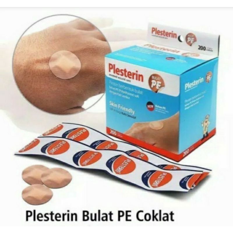 Jual Plesterin Plester Bulat bening / plesterin bulat coklat / Okeplast ...