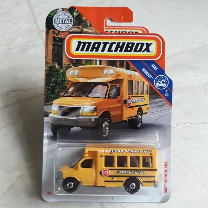 Jual DIECAST MATCHBOX GMC SCHOOL BUS kuning | Shopee Indonesia
