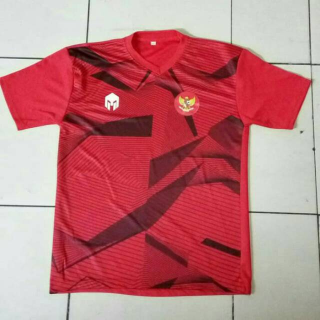 Jual Jersey Kaos Baju Bola Latihan Training Prematch Timnas Indonesia ...