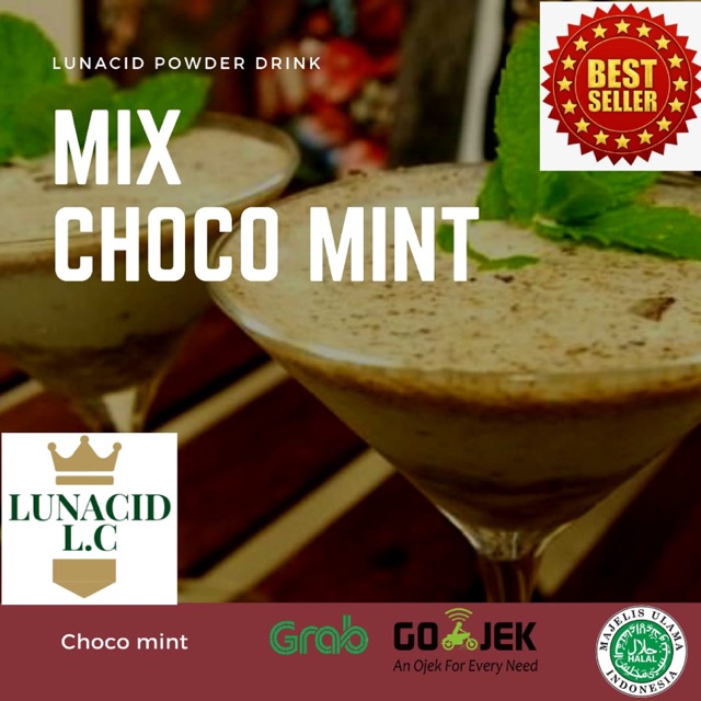 Jual serbuk minuman rasa choco mint/Powder drink choco mint/BUBUK ...