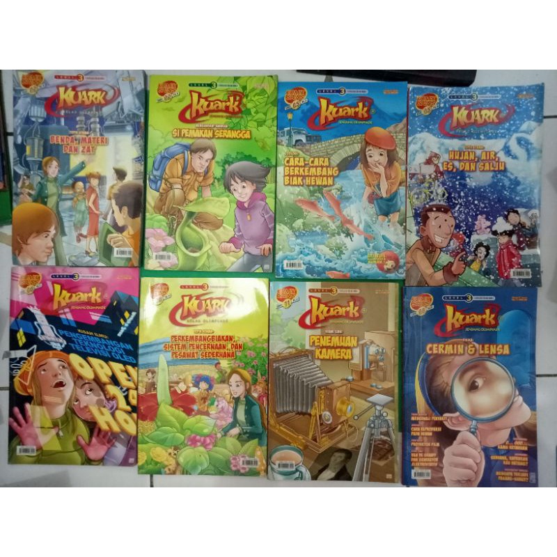 Jual buku majalah Kuark kelas Olimpiade anak level 1 - 3 | Shopee Indonesia