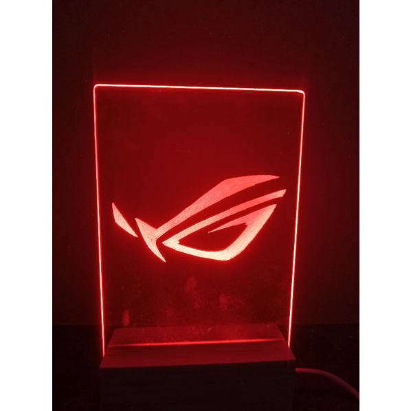 Jual Lampu hias akrilik logo ROG | Shopee Indonesia