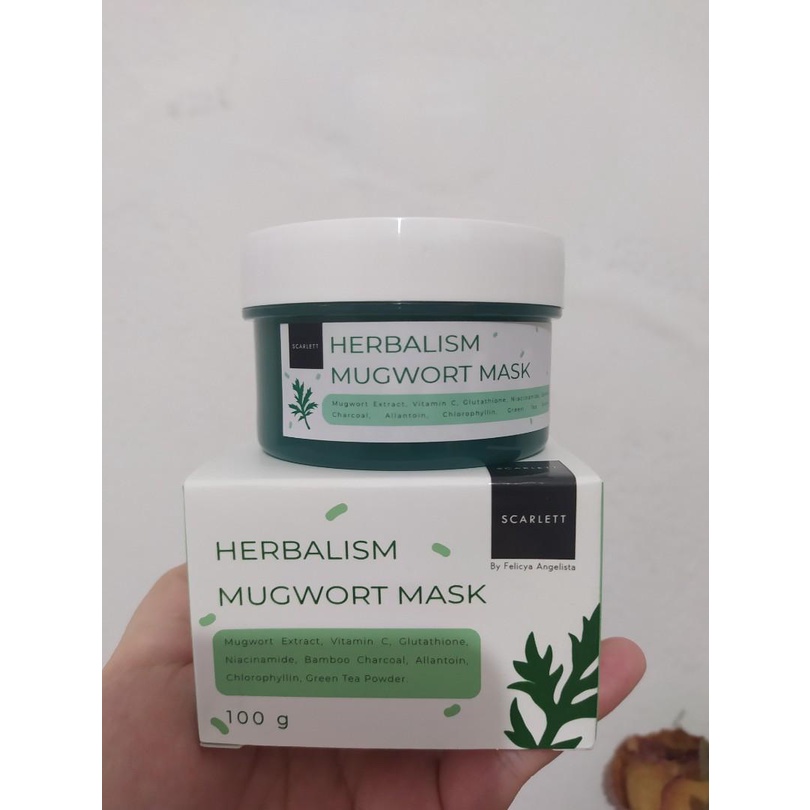 Jual SCARLETT HERBALISM MUGWORT MASK | Shopee Indonesia
