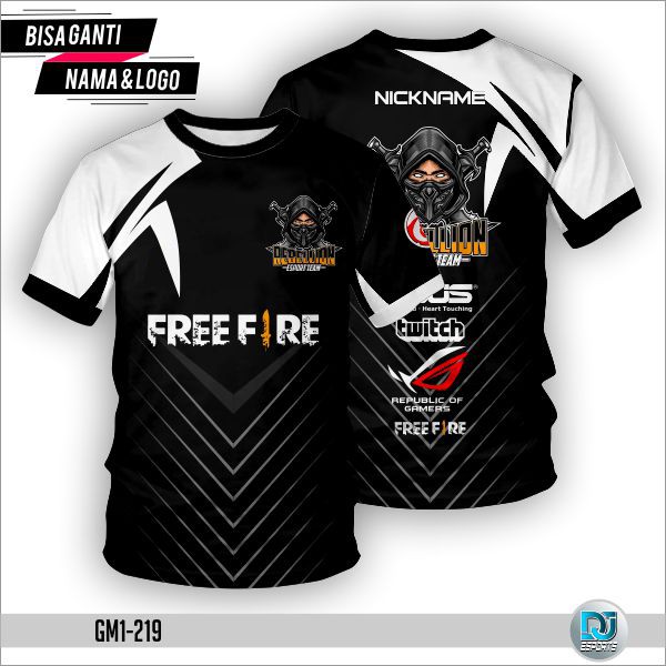 Jual Baju Game / Jersey Gaming Free Fire Terbaru Printing Digital ...