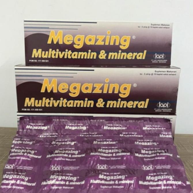Jual Hapyy_Store Ns303 Megazing Multivitamin & Mineral - Vitamin C E ...