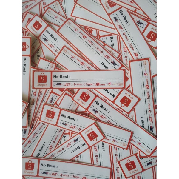 Jual stiker no resi | Shopee Indonesia
