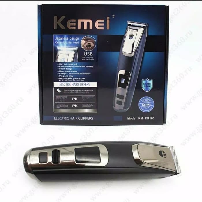 Jual Mesin Cukur Rambut Kemei KM-PG 103 Alat Cukur Hair Clipper kumis | Shopee Indonesia