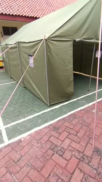 Jual TENDA BARAK KOMANDO POSKO PANITIA SERBAGUNA STANDAR TNI BAHAN LION ...