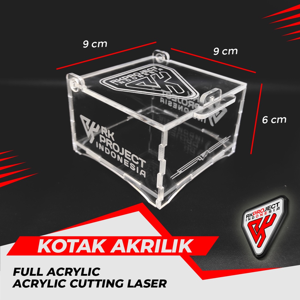Jual KOTAK AKRILIK ACRYLIC SERBAGUNA CUSTOM GRAFIR | Shopee Indonesia