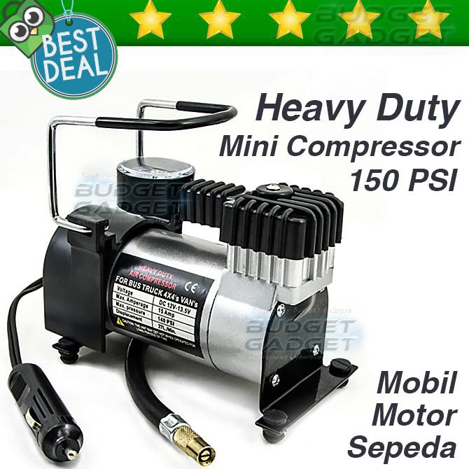 Jual Mini Super Car Air Compressor/Kompresor Ban Mobil (Real 140 PSI ...