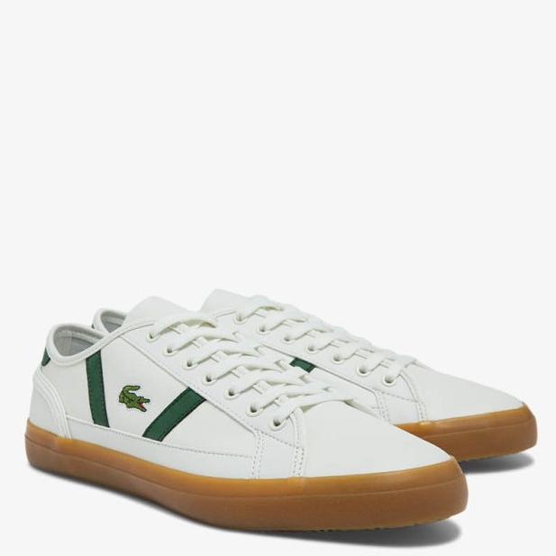 Jual Sepatu Sneakers Pria Lacoste Sideline Gum White Original Sp98972 ...