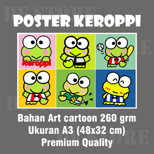 Jual Poster Keroppi poster dinding | Shopee Indonesia