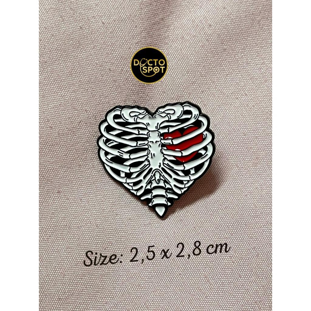 Jual Pin Thorax Black White ( Untuk Dokter Mahasiswa Kedokteran FK ...