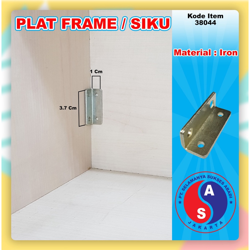 Jual PLAT SIKU SERBAGUNA / PLAT SIKU FRAME PLAT L 18 X 18 MM BINGKAI ...