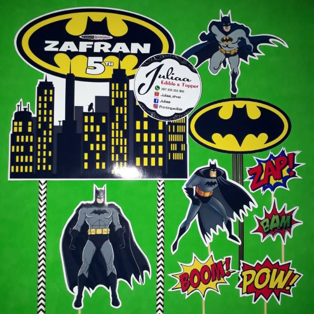 Jual Topper Cake tema Batman | Shopee Indonesia