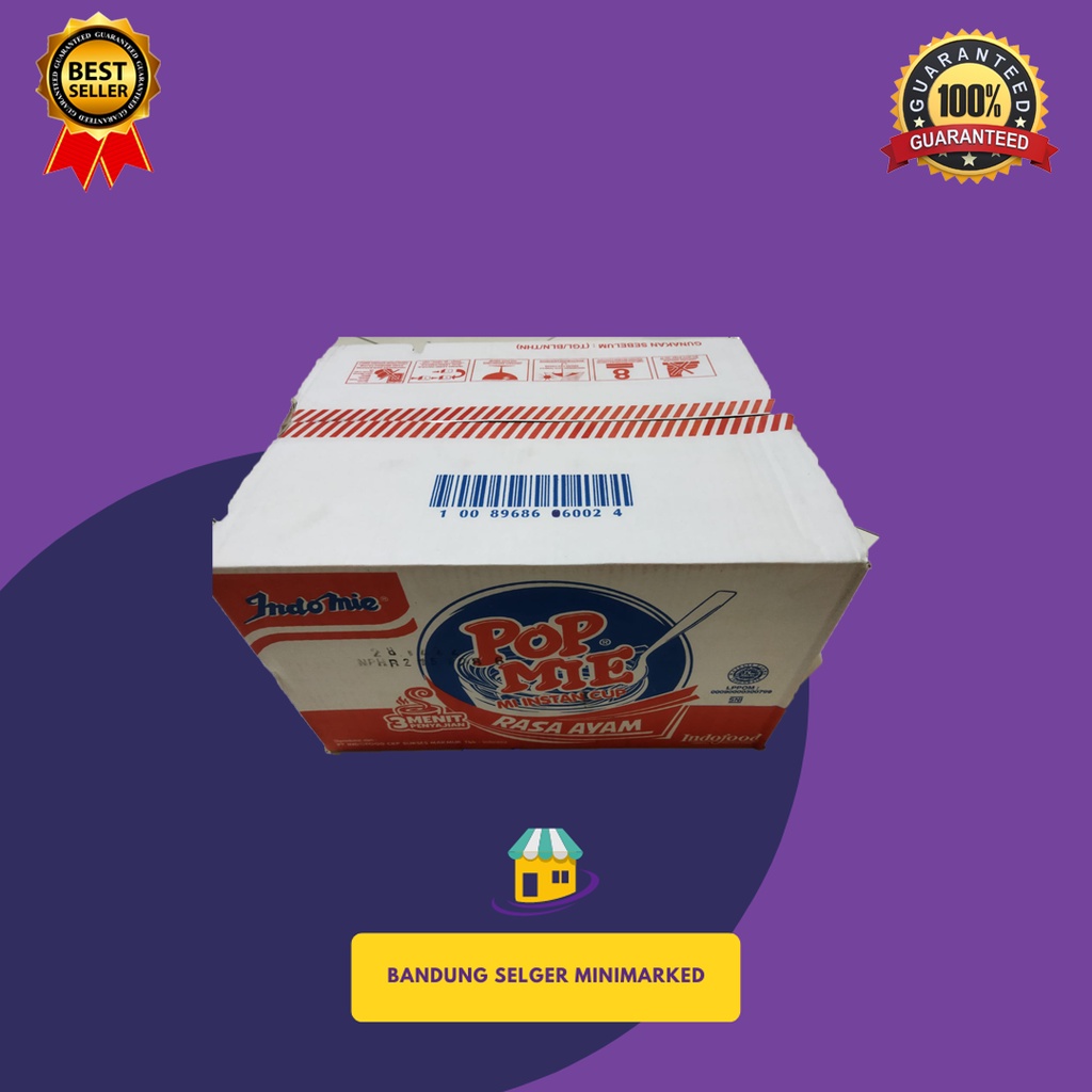 Jual POP MIE RASA AYAM INDOMIE 1 DUS ISI 24 CUP | Shopee Indonesia