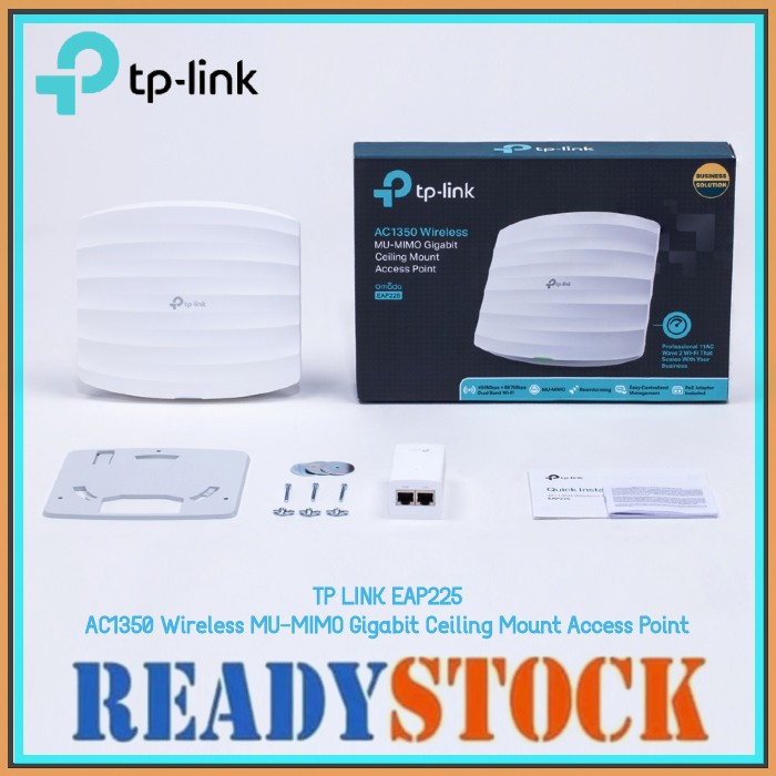 Jual TP-LINK EAP225 Wireless Dual Band Gigabit Ceiling Mount AP AC1350 ...