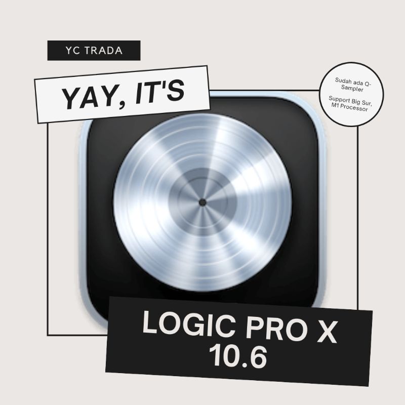 Jual Logic Pro X 10.6 Terbaru, Full Version, Support Big Sur & M1 ...