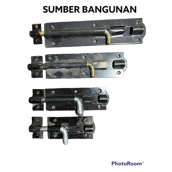 Jual GRENDEL PINTU SLOT / GRENDEL 3 4 5 6INCH / GRENDEL BESI HITAM ...