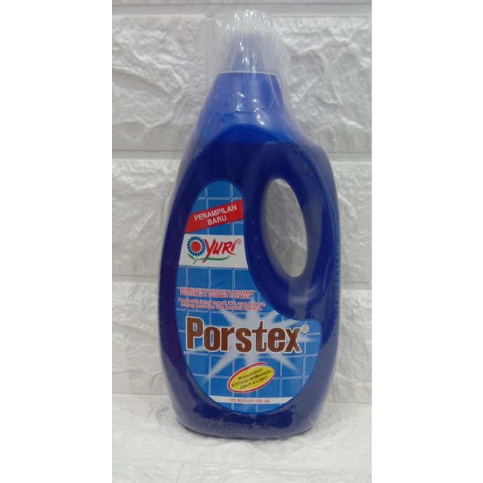Jual Yuri PORSTEX Warna BIRU Botol 500 ml | Porstex Pembersih Porselen ...