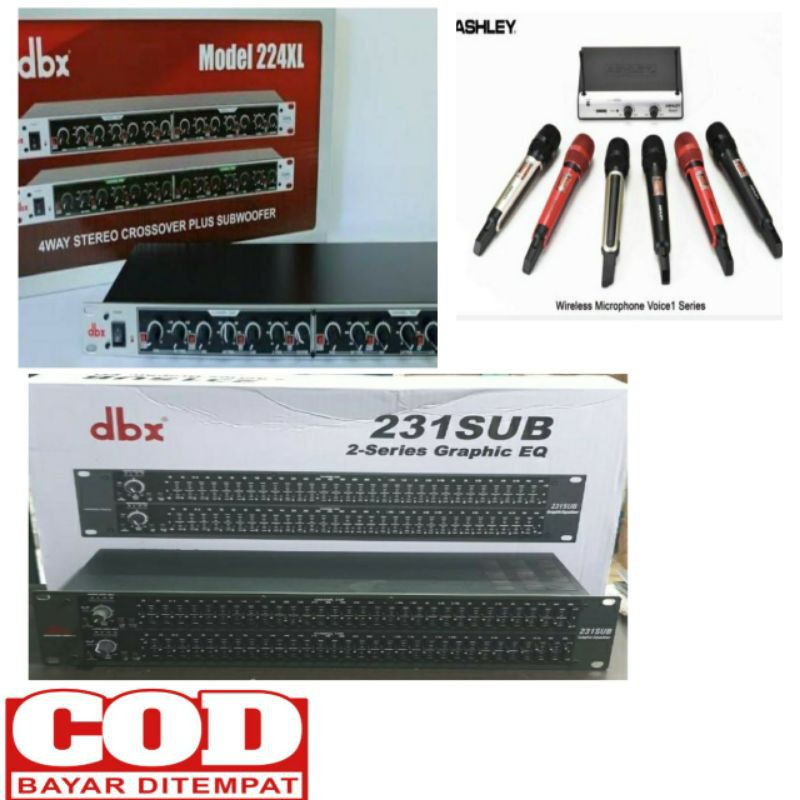 Jual ashley voice 1 dbx 231 sub 224xl tiga barang | Shopee Indonesia