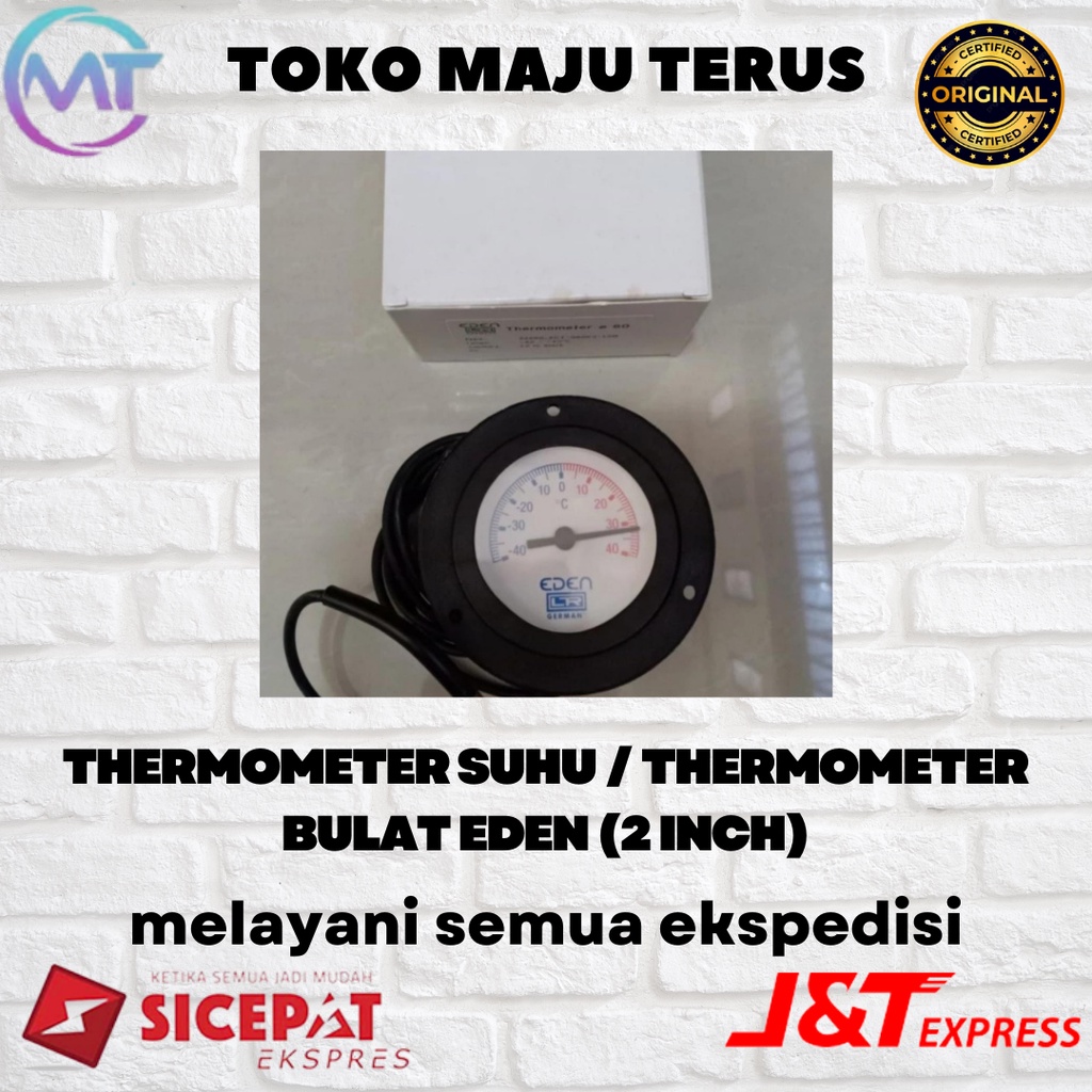 Jual THERMOMETER SUHU / THERMOMETER BULAT EDEN (2INCH) | Shopee Indonesia