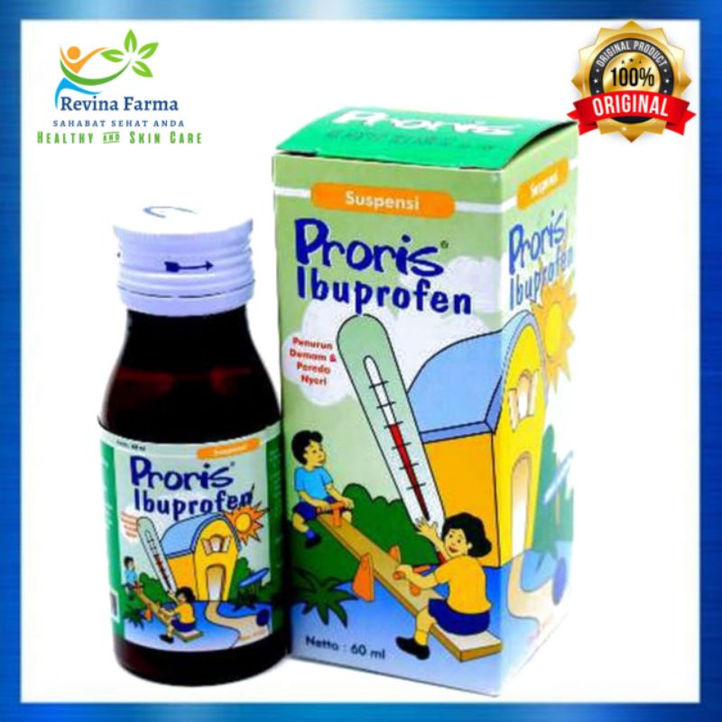 Jual Proris Syrup 60ml Obat Demam anak, Turun panas anak, Obat Nyeri ...