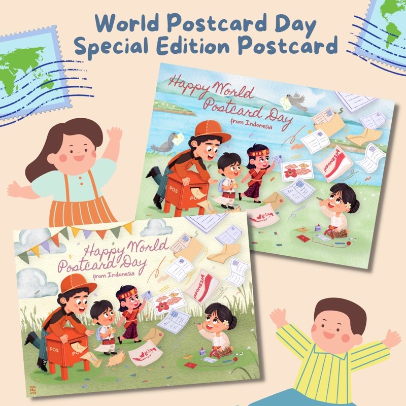 Jual Kartu Pos / Postcard World Postcard Day 2022 (Special Edition ...