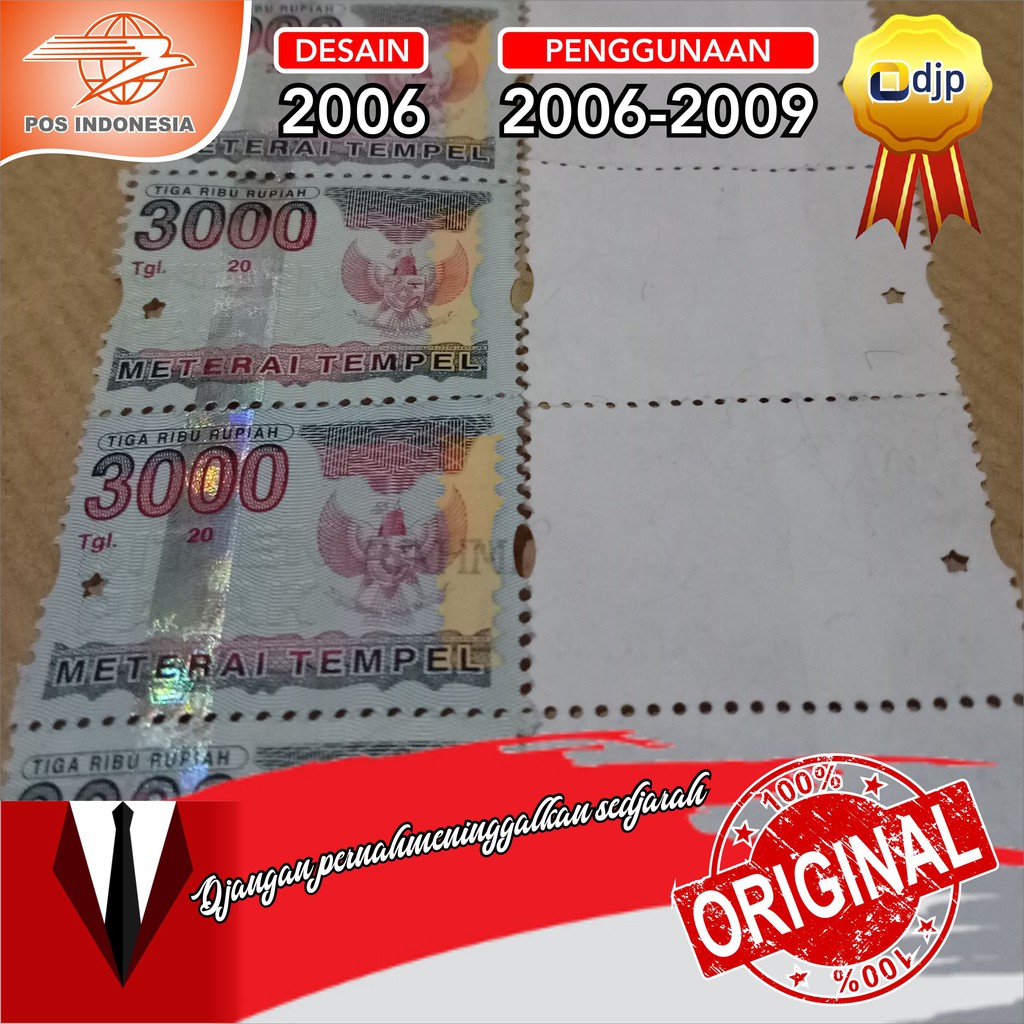 Jual MATERAI 3000 DESAIN TAHUN 2006 PEMAKAIAN 2006 2007 2008 2009 ASLI ...