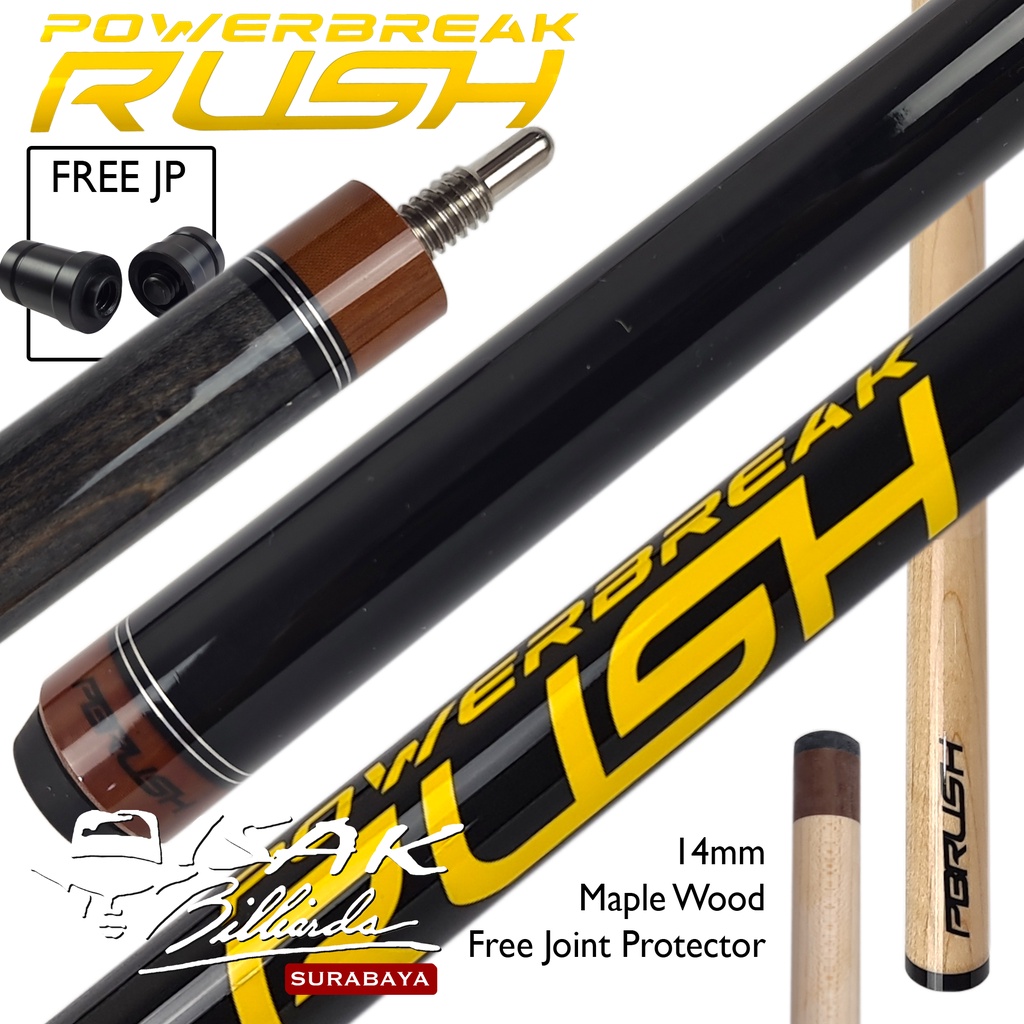 Jual Power Break RUSH - Jump Break Cue | Grey 14 mm Stick Loncat Billiard | Shopee Indonesia