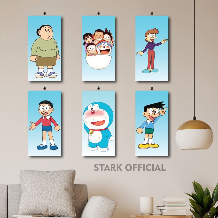 Jual POSTER KAMAR CARTOON WALLPAPER DORAEMON DINDING 15X30 G5WQO/70MOX ...