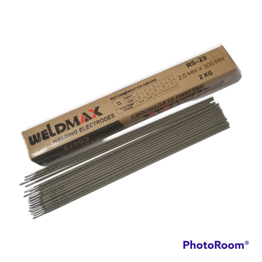 Jual Weldmax Kawat Las 2mm Steel RS-23 Weldmax Welding Electrodes 2 mm X 300MM | Shopee Indonesia