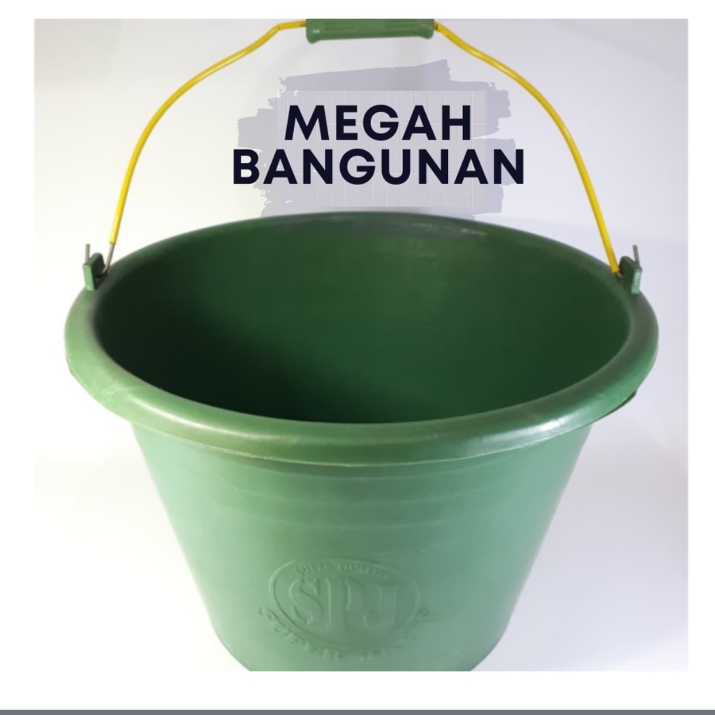 Jual Ember Cor Jumbo /Ember Besar Hijau 18/Plastik Anti Pecah Serba ...